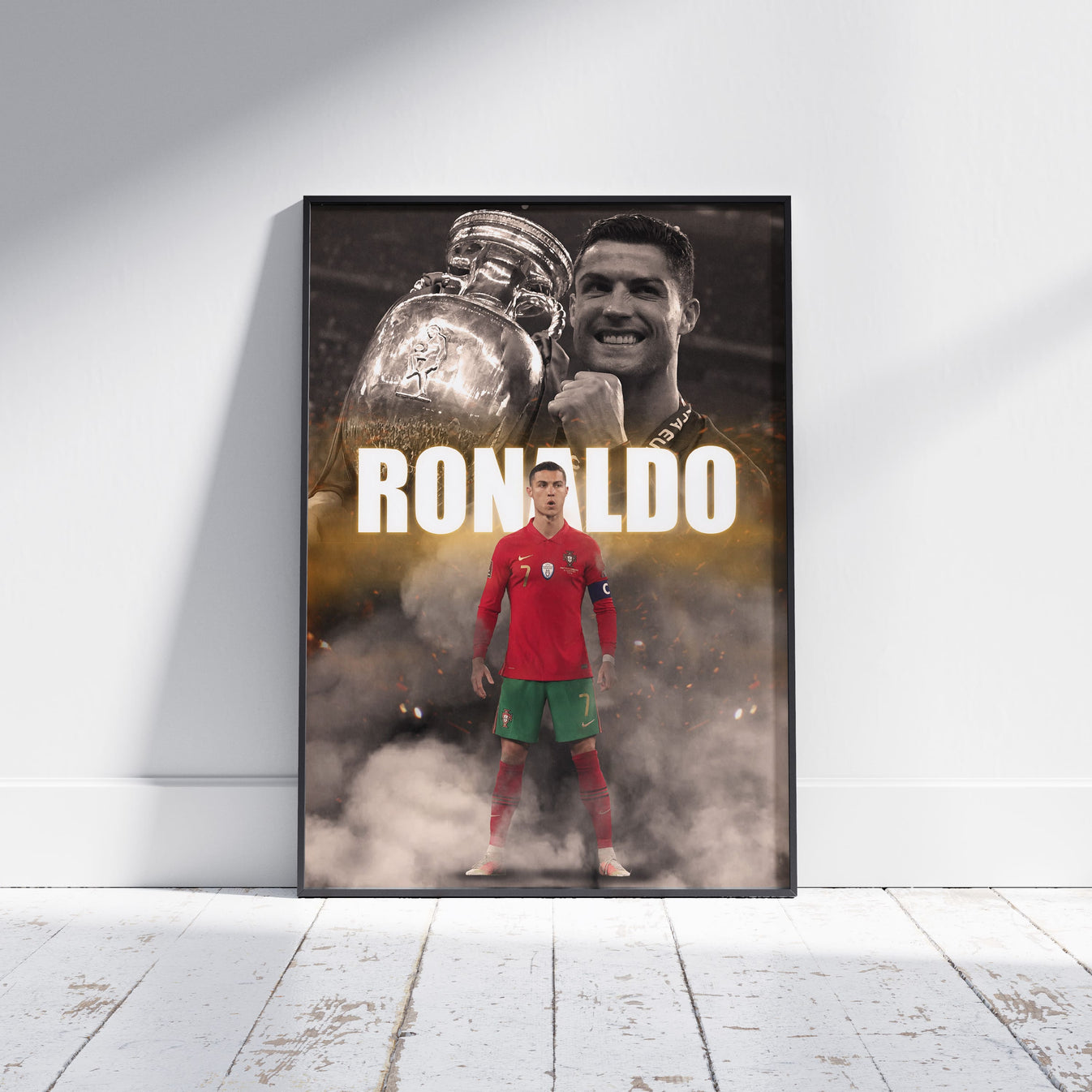 Cristiano Ronaldo Football Poster – FootballCorner